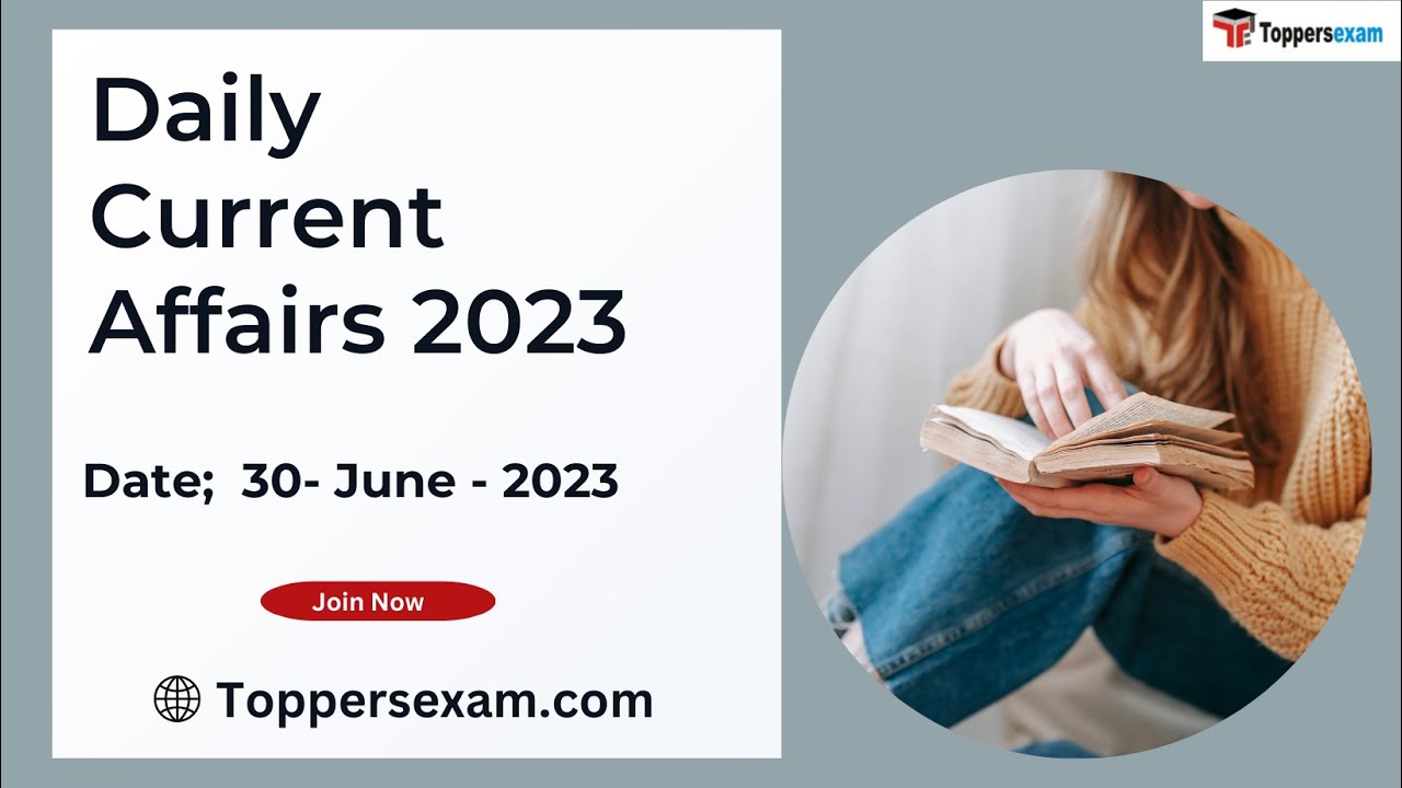 GK & Current Affairs in Hindi 30 - June - 2023 - YouTube