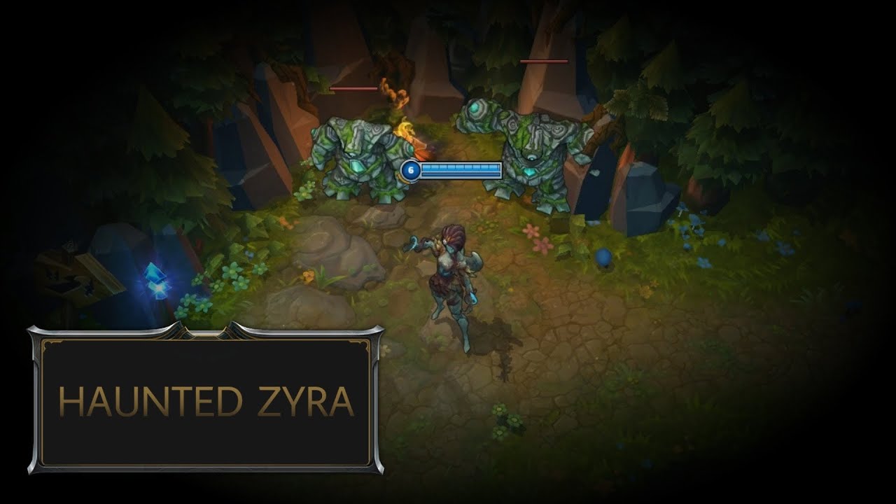 Haunting Zyra Skin Spotlight - YouTube