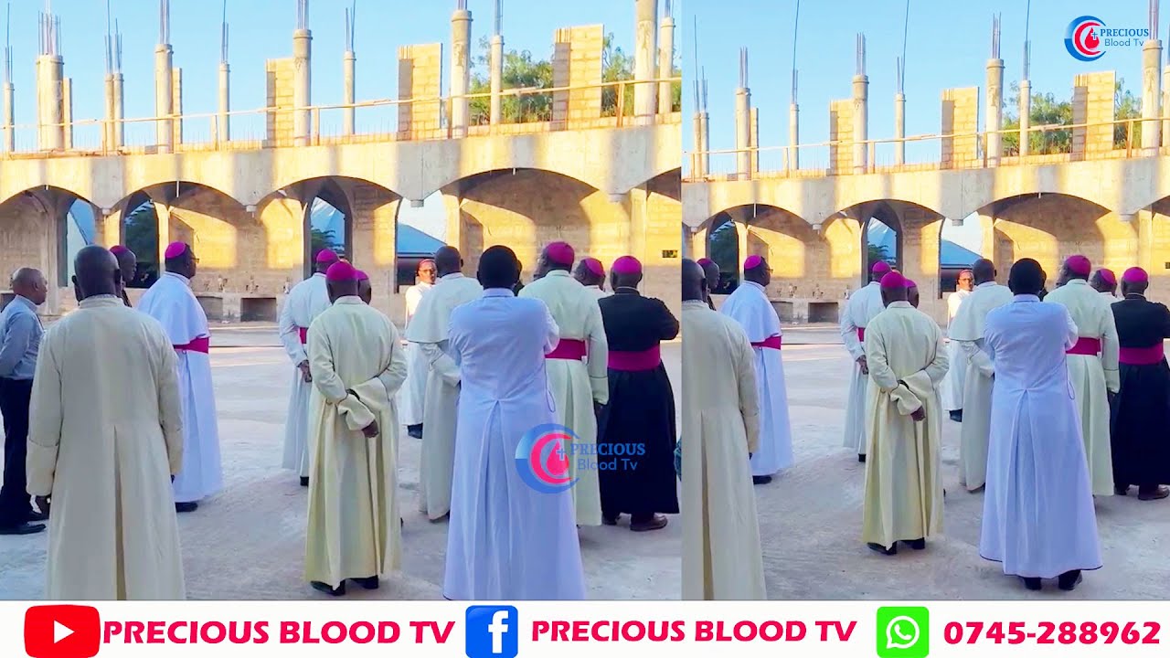 MAASKOFU WATEMBELEA UJENZI WA BASILIKA KATIKA PAROKIA YA KIZOTA DODOMA ...