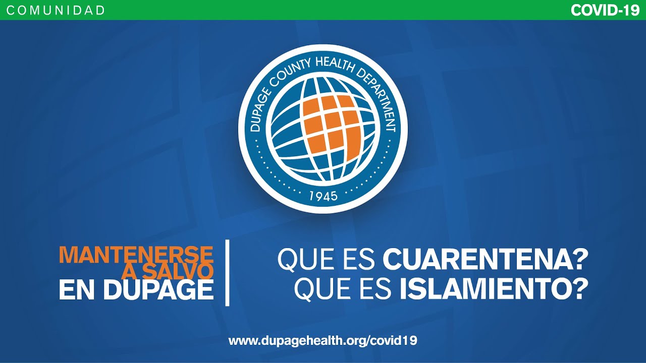 COVID-19: Que es Cuarentena? Que es Islamiento? - YouTube