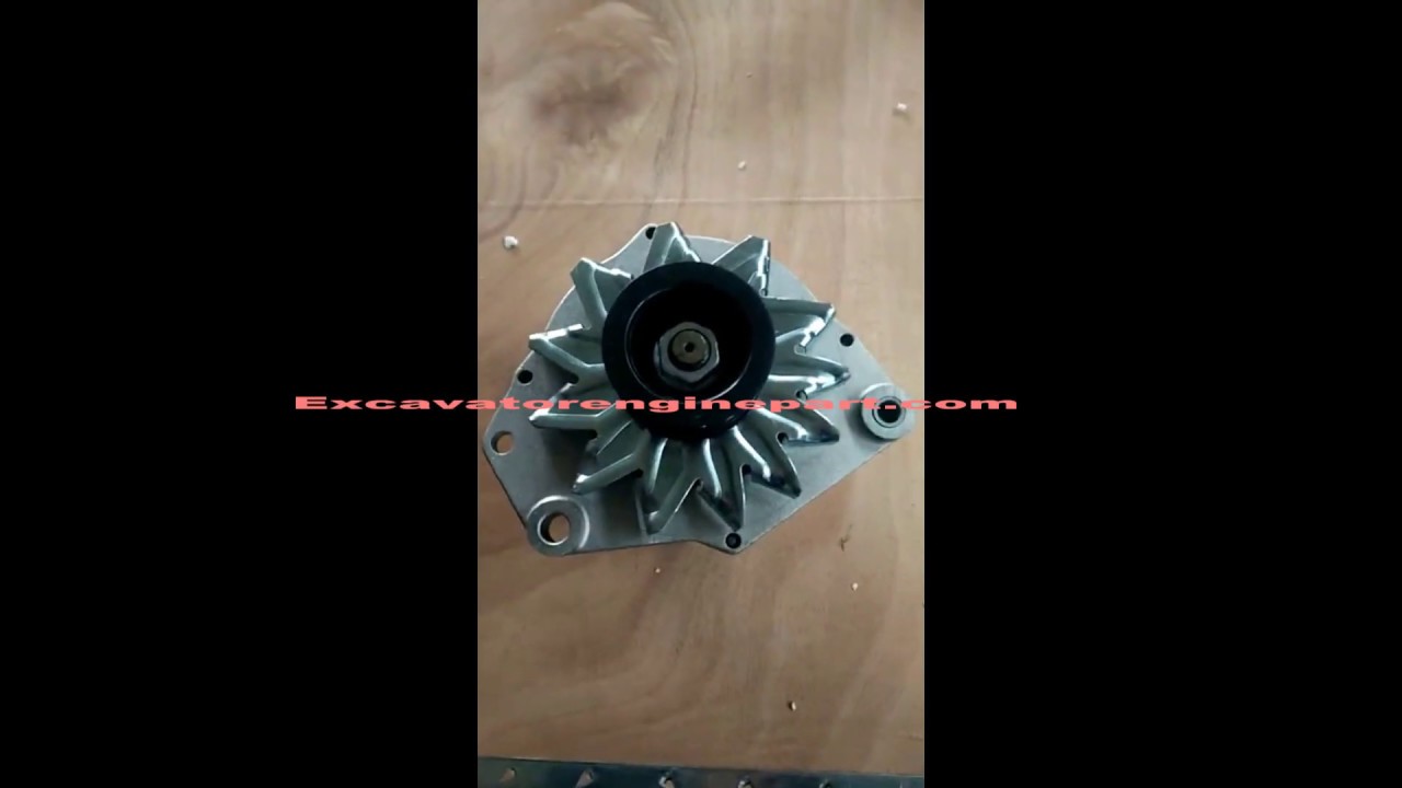 WD10 Weichai Diesel Engine parts Alternator 612600090705 - YouTube