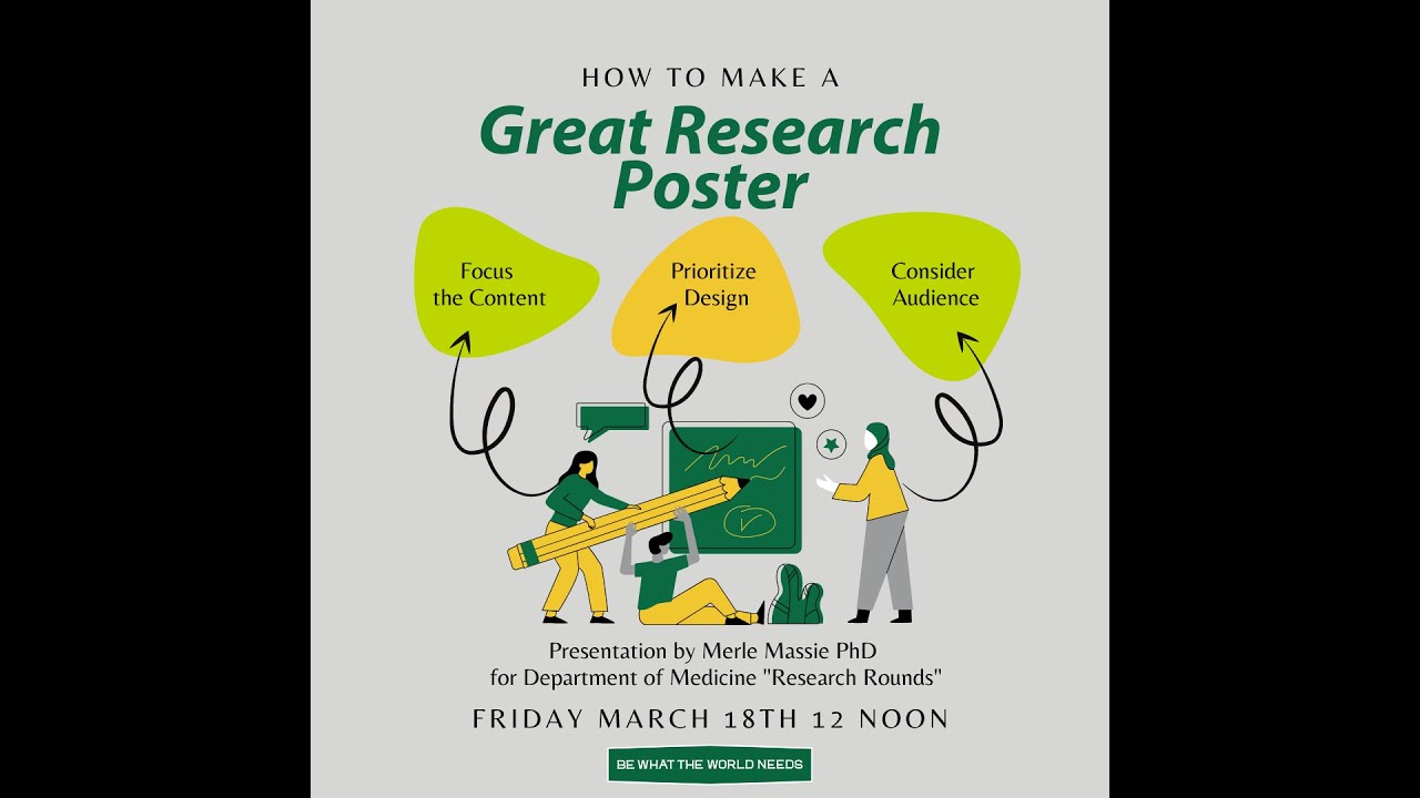 How to Make a Great Poster - YouTube