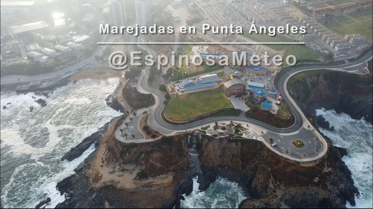 #Marejadas #anormales en el #Faro #Punta #Ángeles, #Chile. - YouTube