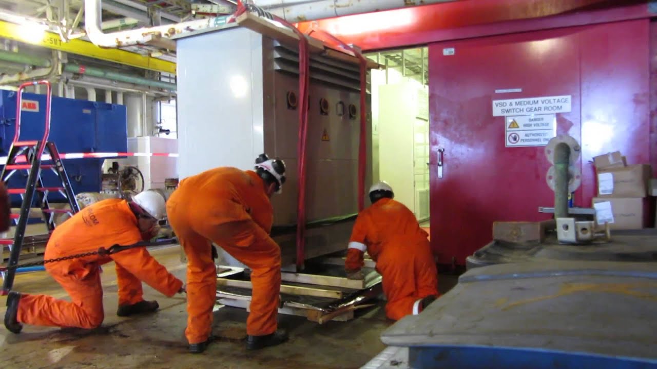 Rigging of transformer - YouTube