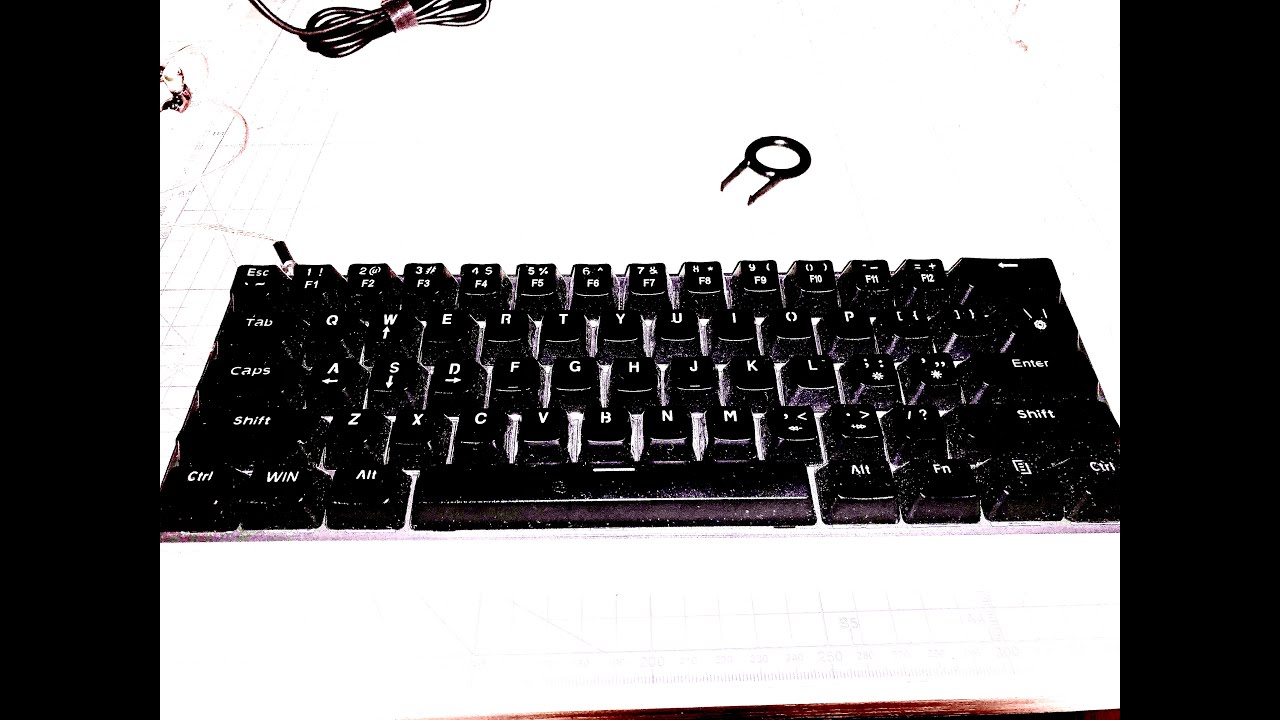 Custom MageGee MK Mini 60 Percent Keyboard | Soundtest - YouTube