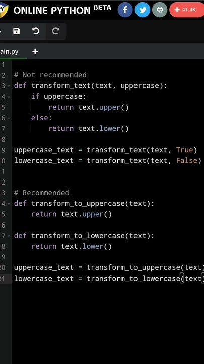 Do Not Use Flags Or Boolean Flags Programming Developer Python Pythonprogramming Cleancode