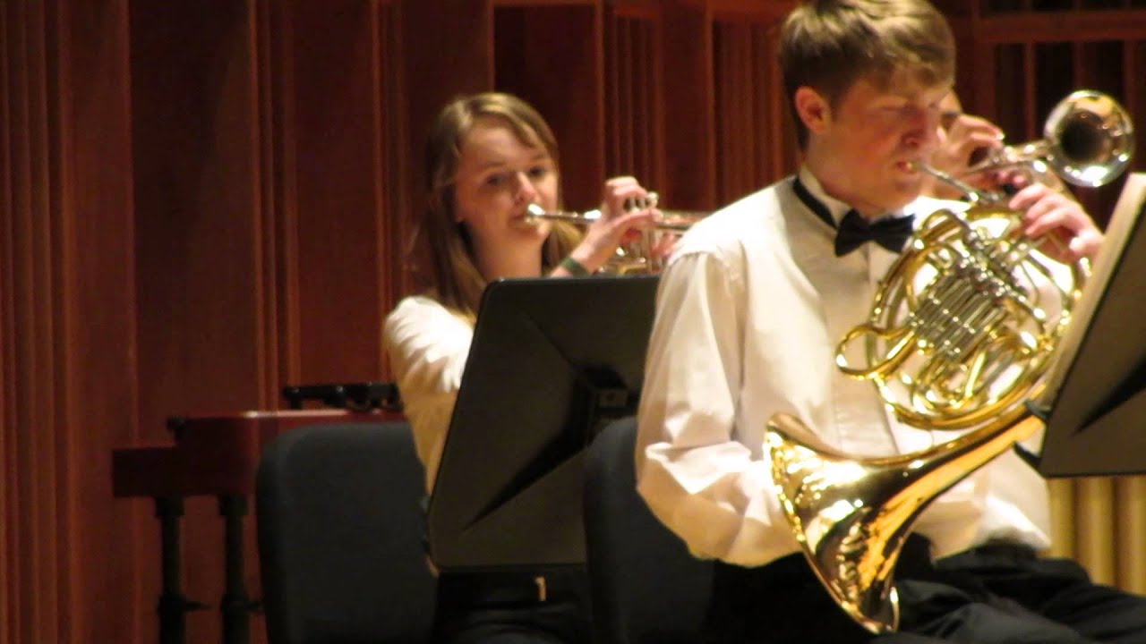 Amy plays in the Ball State band - YouTube