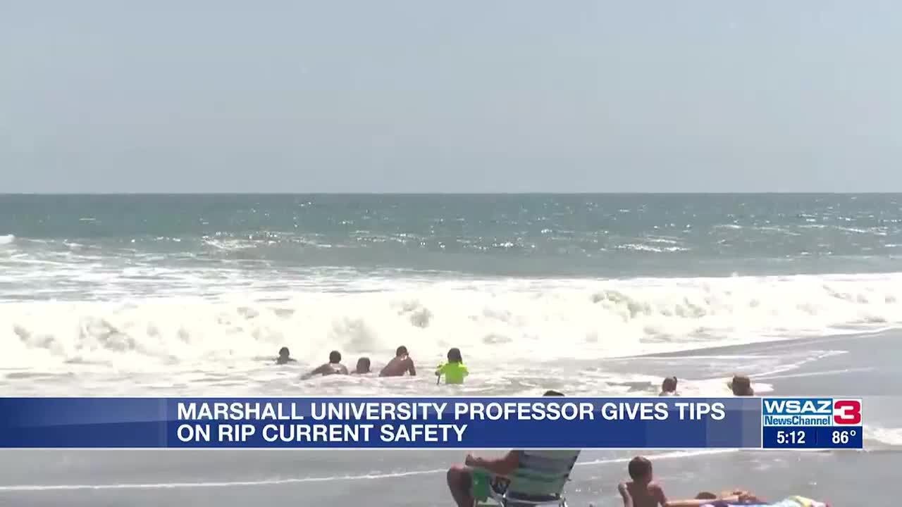 Marshall University professor gives tips about rip current safety - YouTube