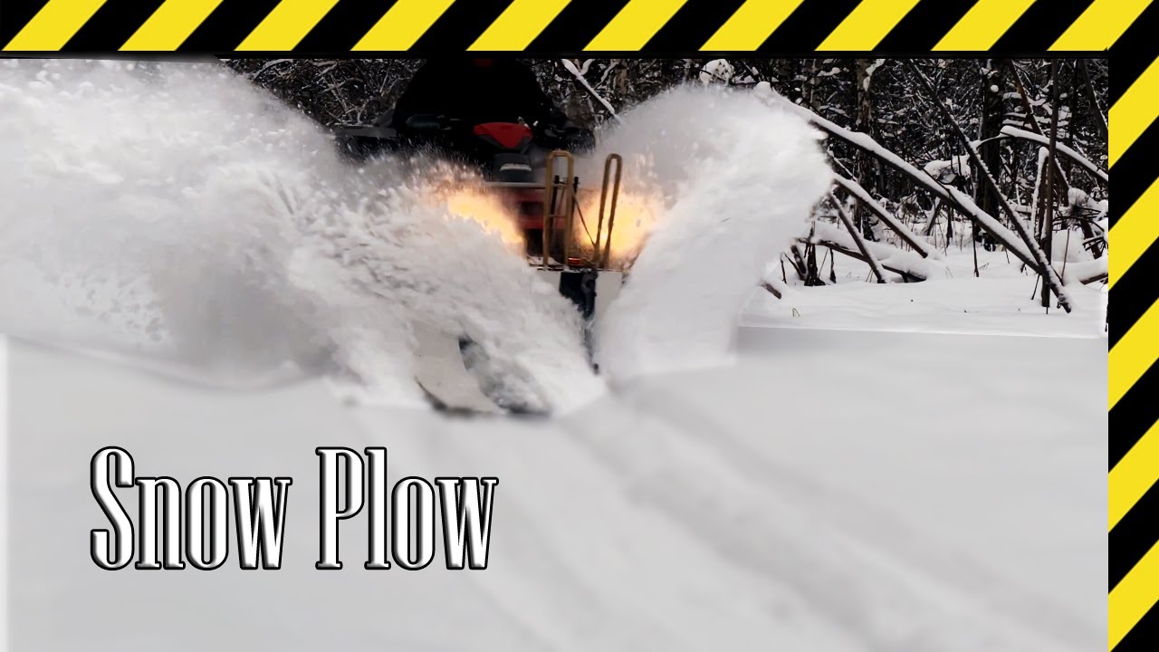 Just Snow Plowing Moments. TrailMaker. Snow Plow - YouTube