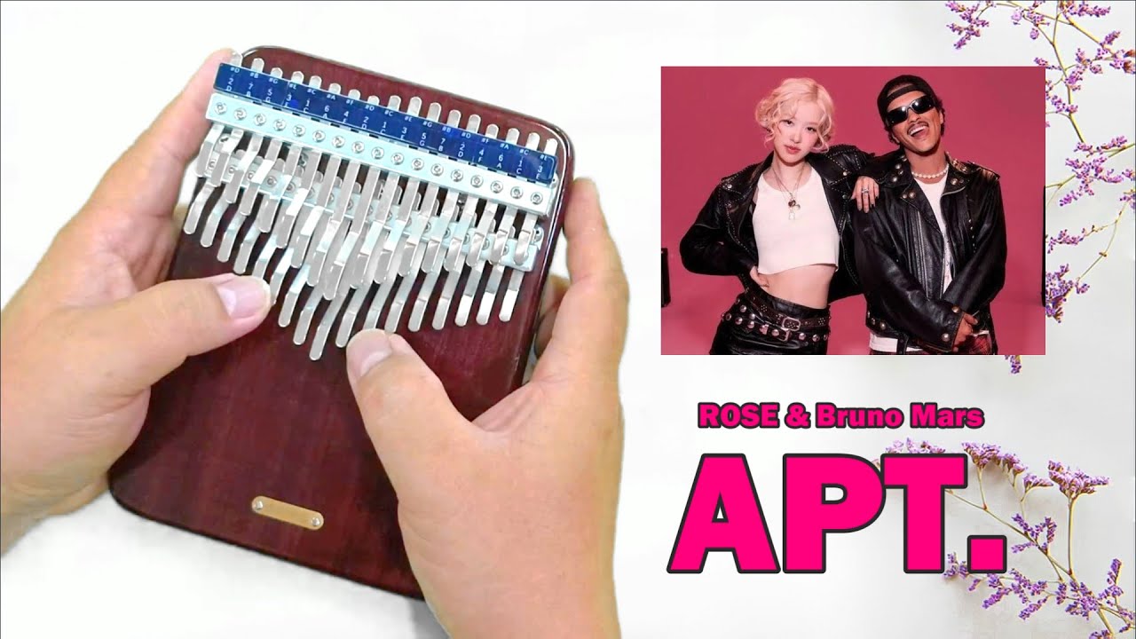 APT. (ROSÉ & Bruno Mars) - Kalimba Cover with Tabs - YouTube