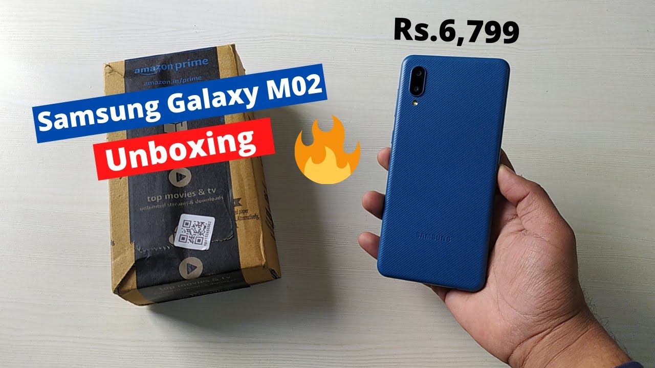 Samsung Galaxy M02 retail unit unboxing 2GB + 32GB | Camera Samples ...