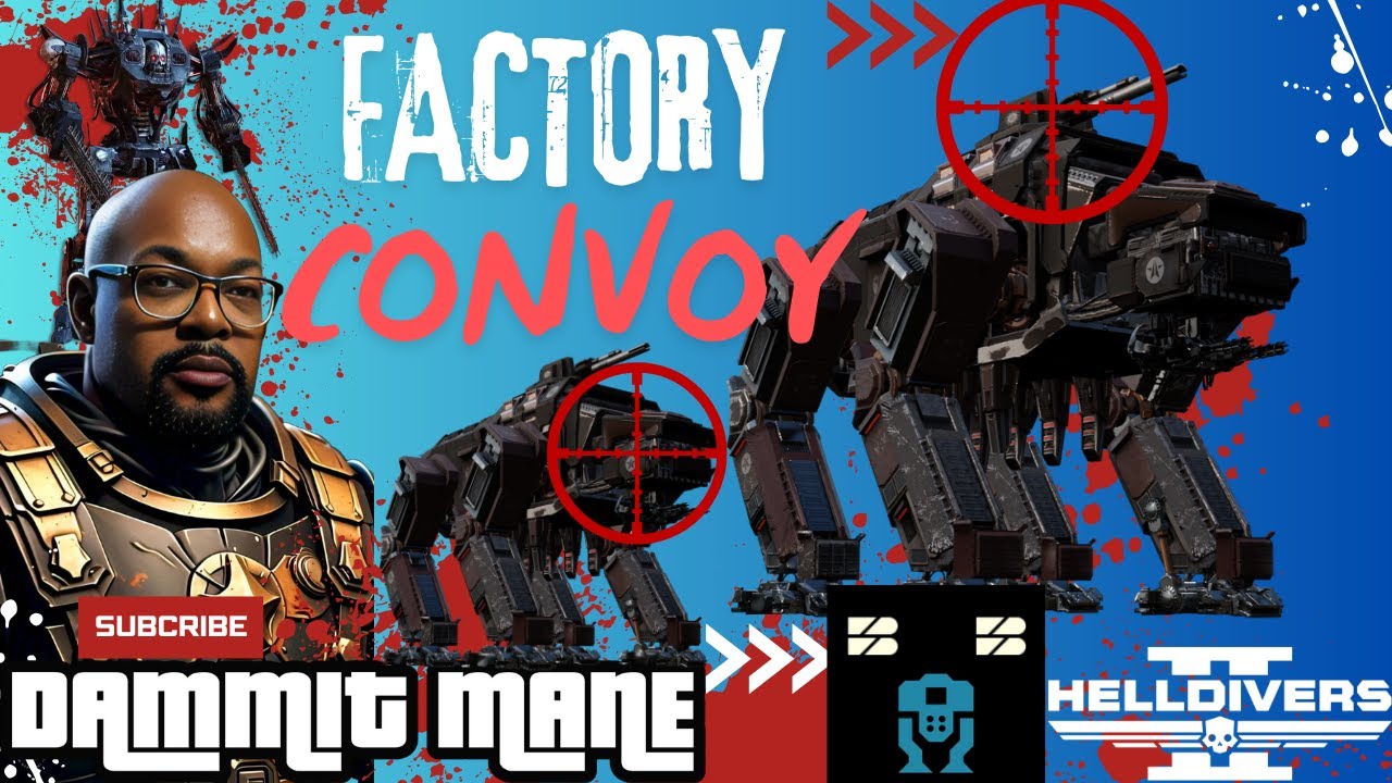 FATORY STRIDER CONVOY TAKEDOWN HELLDIVERS2 #HELLDIVER2GAMEPLAY - YouTube