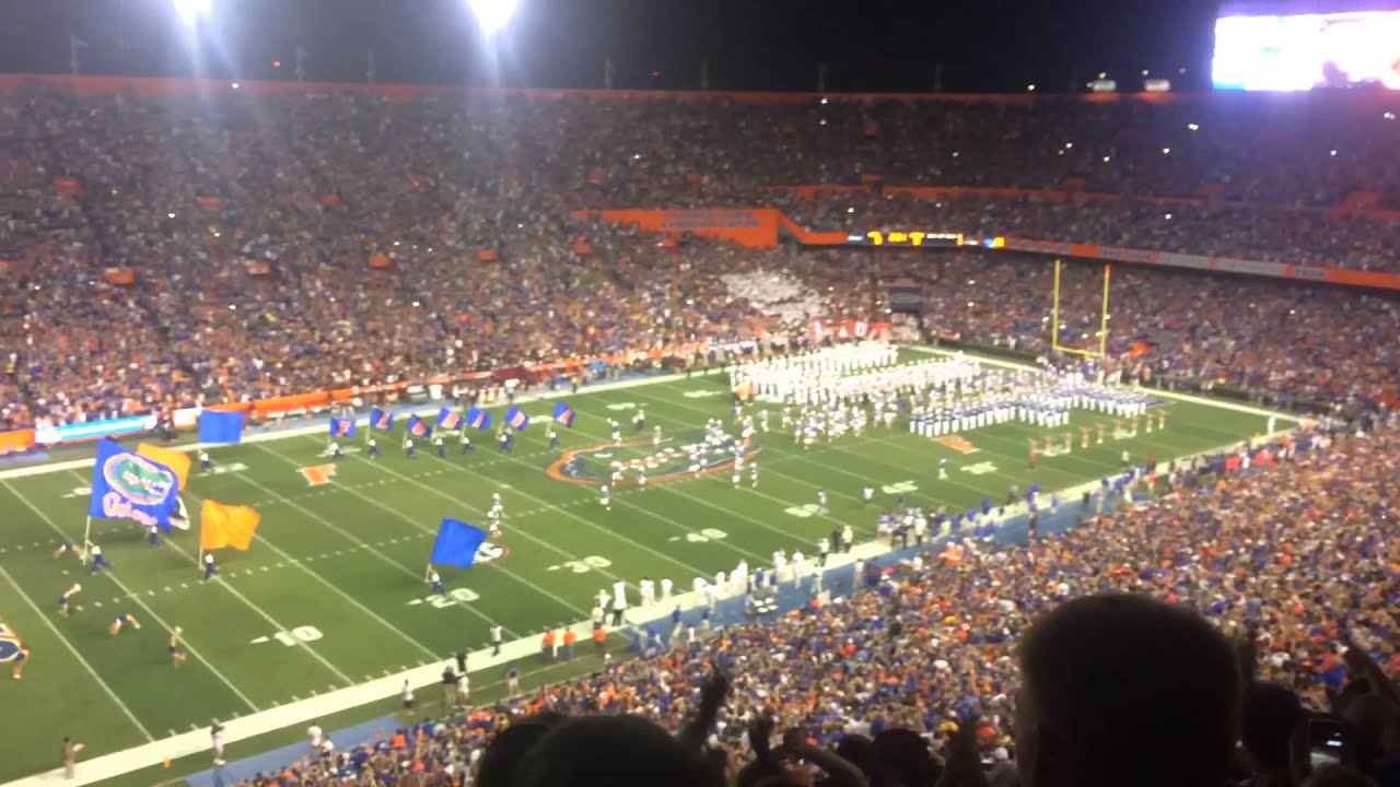 Florida Gators Pregame and Entrance - YouTube