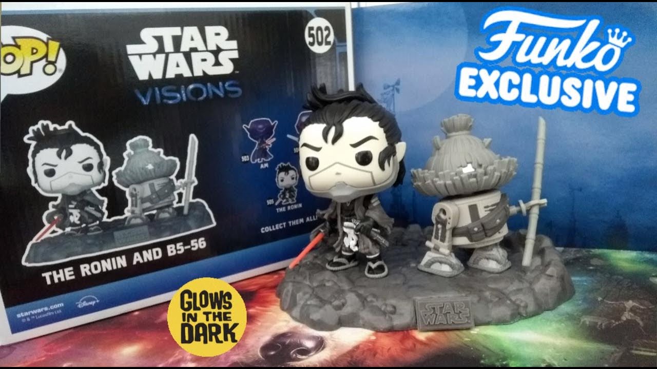 Funko Pop! Star Wars Visions : The Ronin and B5-56 #502 - YouTube