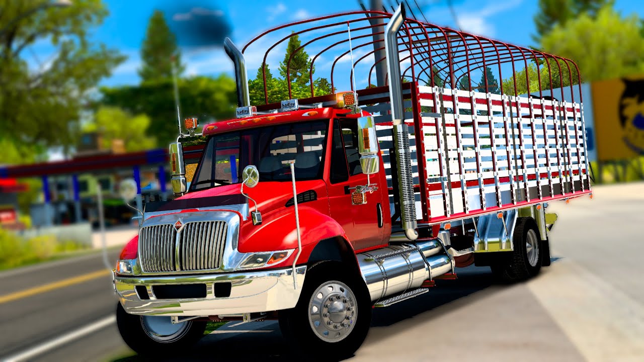 PODEROSA INTERNATIONAL 4300 A TODA VELOCIDAD | American Truck Simulator ...