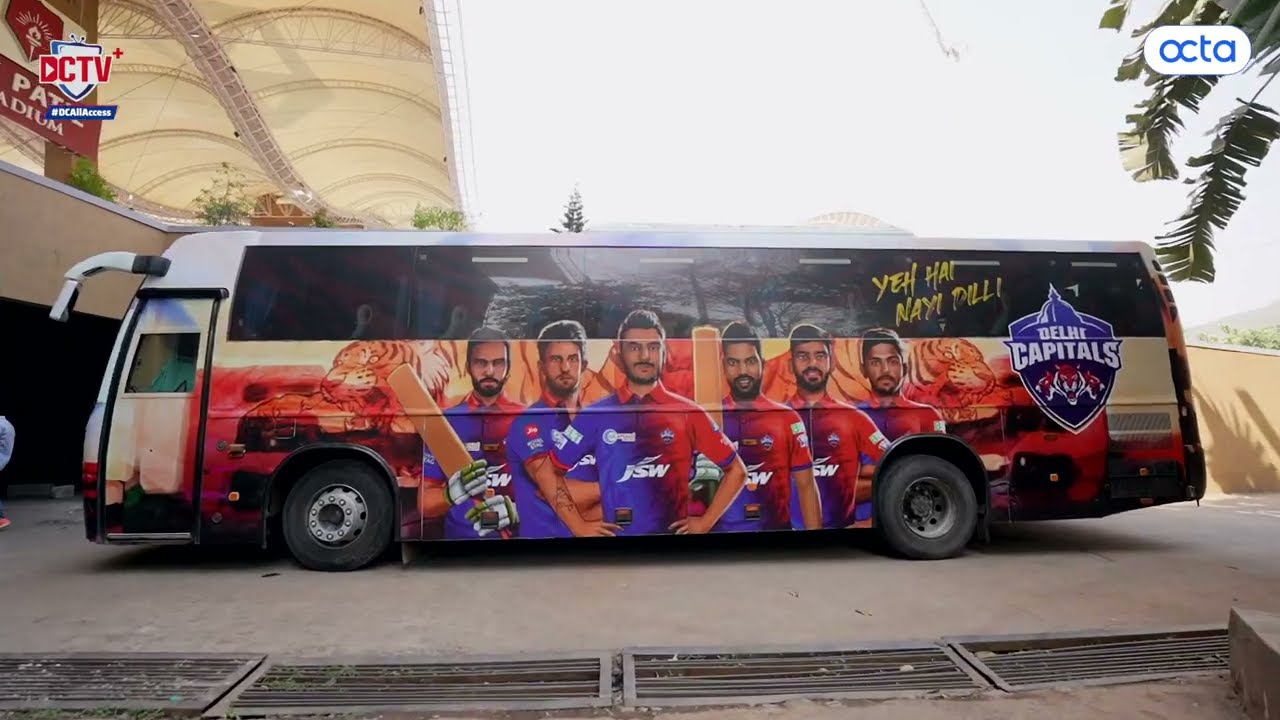 Delhi Capitals Travel Bus | IPL 2022 - YouTube