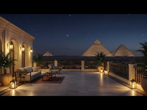 Uyku, Odak, Rahatlama İçin Mısır Bahar Balkonu 😴🎧🍃 (Rüzgar ve Cırcır Böceği Sesi)