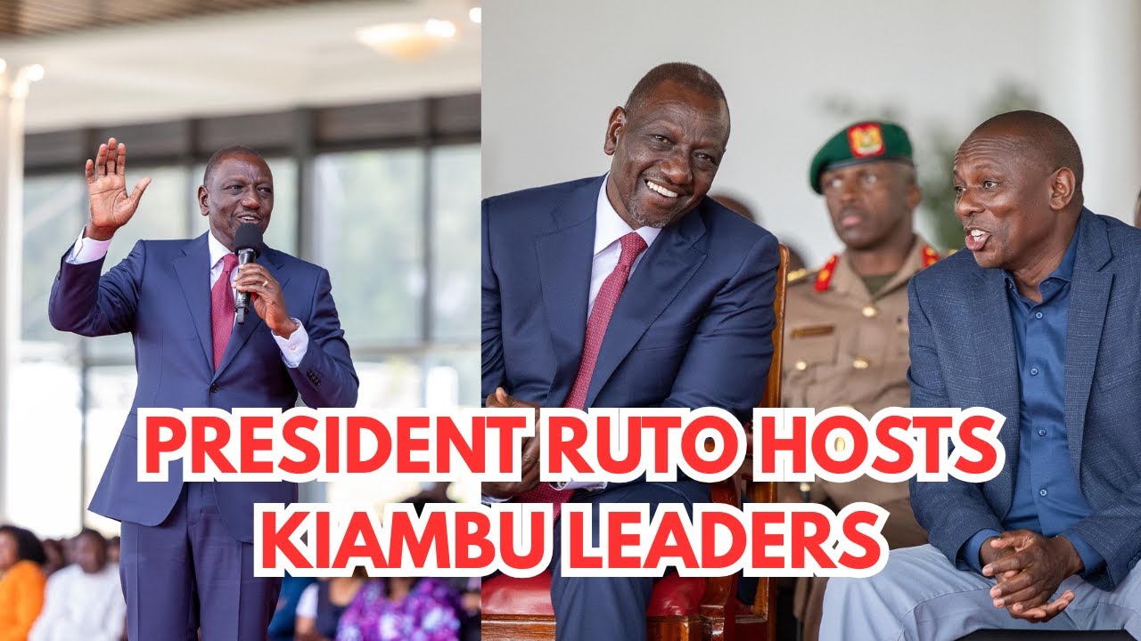 PRESIDENT RUTO HOSTS KIAMBU COUNTY LEADERS AT STATE HOUSE. GOVERNOR ...