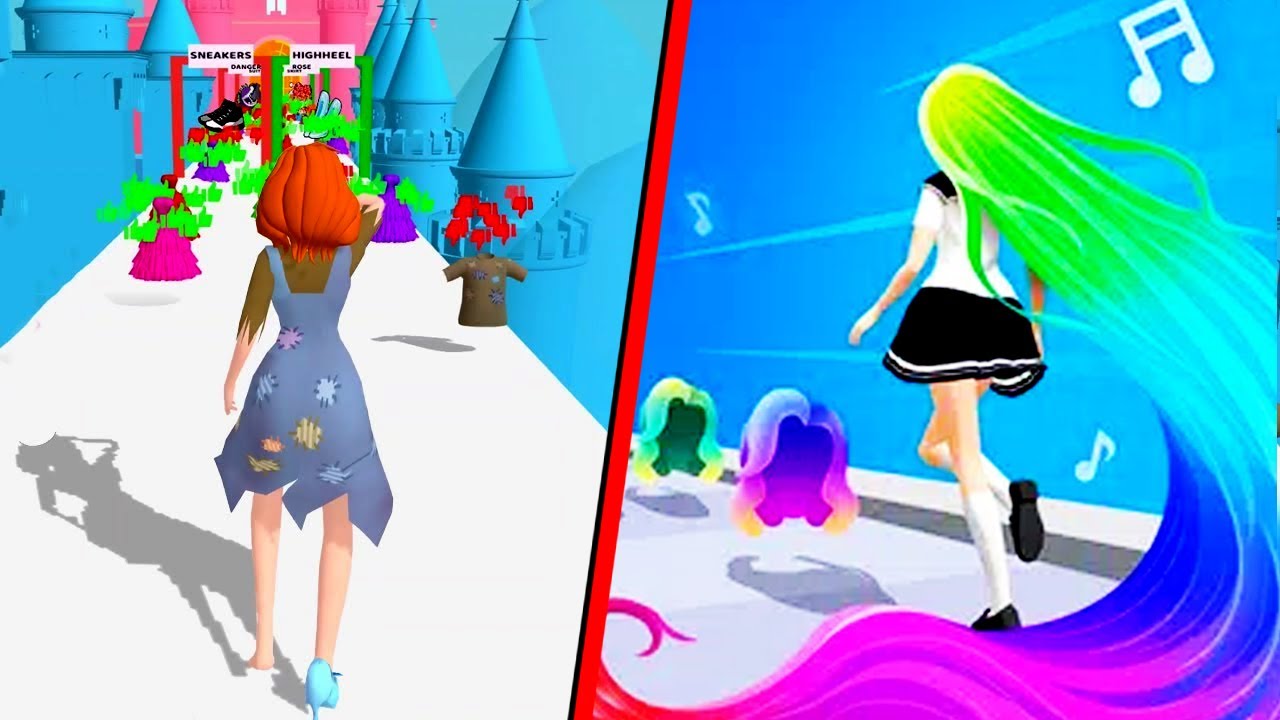 Dancing Hair, Dancing Race, Dancing Dress, ...| All Level Gameplay ...