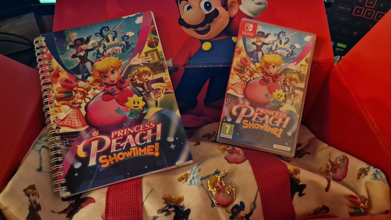 Princess Peach showtime! unboxing all pre-order exclusives (Europe ...