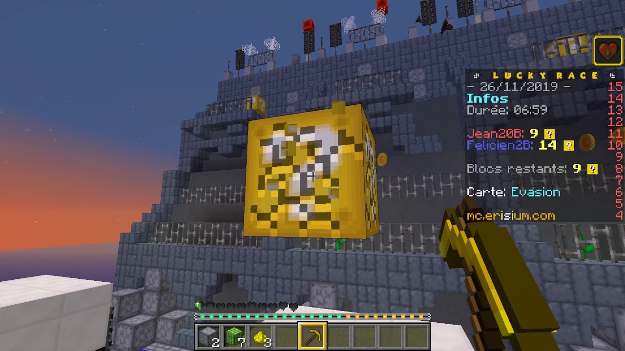 Erisium (Minecraft) - Lucky Race #1 - YouTube