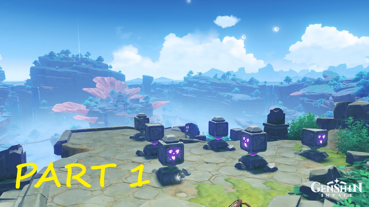 Inazuma Nine Slotted Puzzle Part1 - Genshin Impact - YouTube