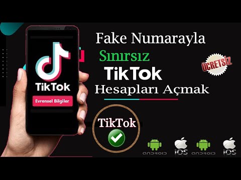 Ücretsiz Fake Numarayla Sınırsız TİKTOK Hesabı Açmak / 2021