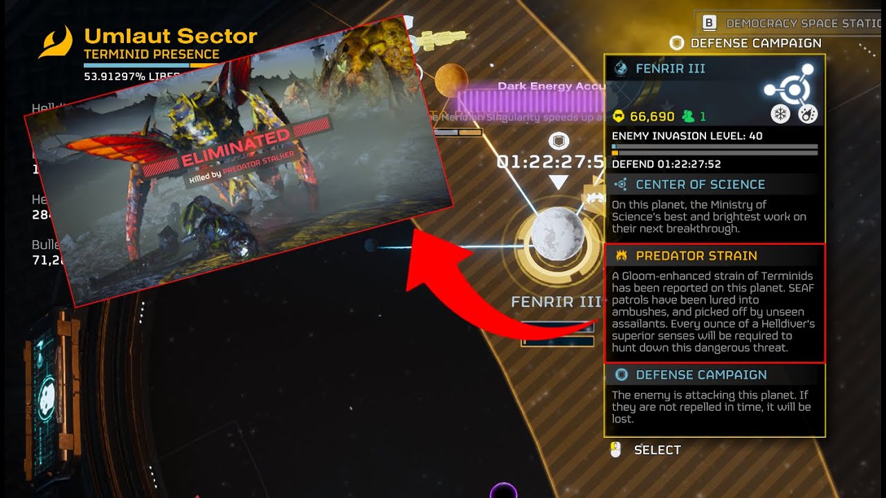 Helldivers 2 Major Order - The Gloom Predators - YouTube