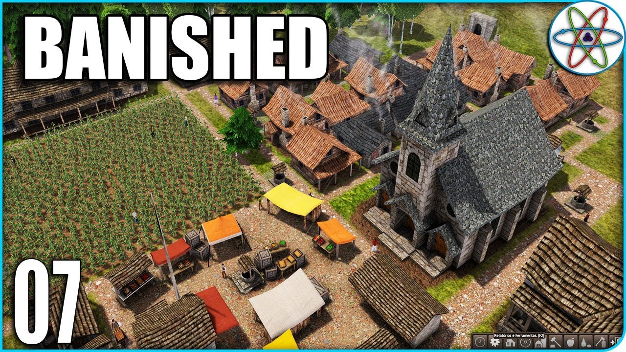 Igreja, Taberna e Crise... | Banished #07 - Gameplay PT BR - YouTube