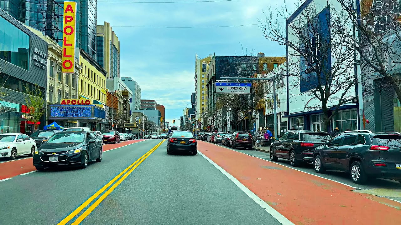 Driving New York City Streets | HARLEM 125th STREET | MANHATTAN | 2160p ...