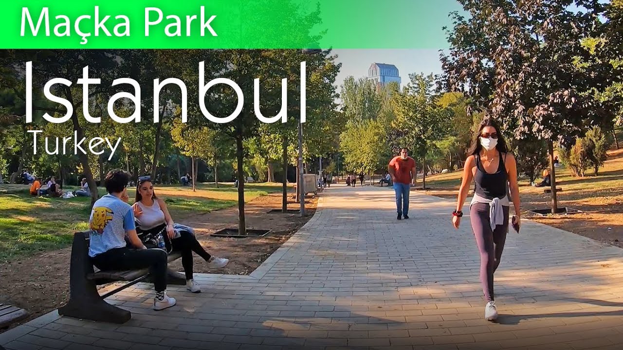 Istanbul walking tour - Maçka Park - street walk - YouTube