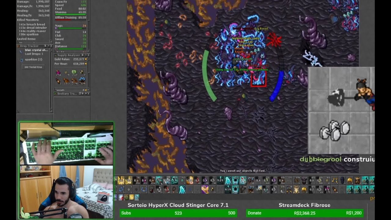 Tibia Hunt Gold Token RP 450+ (5.5kkH/ 225% Stamina) - YouTube