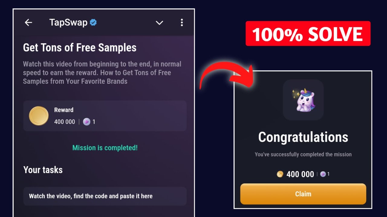 Get Tons of Free Samples | Tapswap Code | How to Get Tons of Free ...