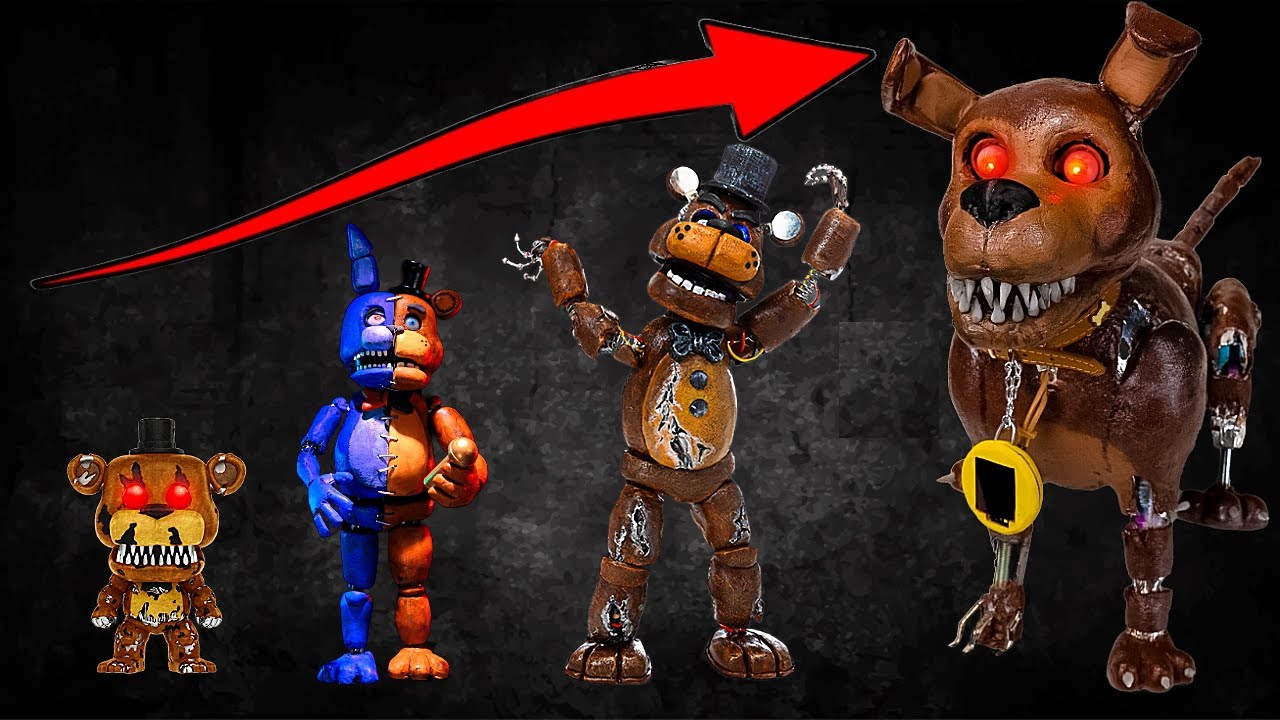 FNAF DOG IS SCARY! 🐶😱 Crafting Five Night's at Freddie's Animatronics ...