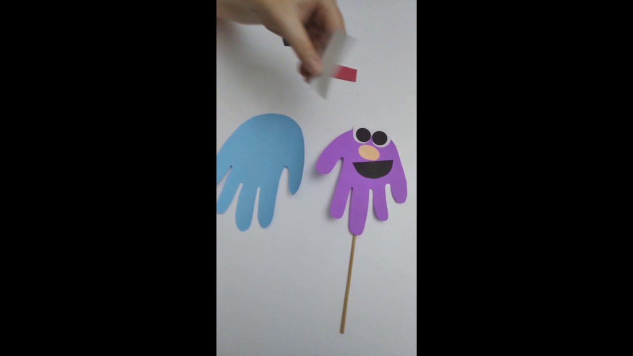 Hand shape puppet - YouTube