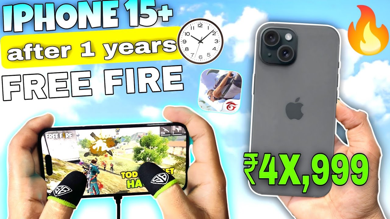 iPhone 15 plus 1 year gaming review with Handcam | iPhone 15 plus for ...