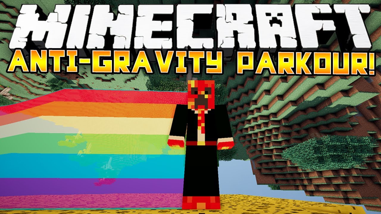 Minecraft: EPIC ANTI-GRAVITY PARKOUR! w/Preston, Bodil & Vikstar - YouTube
