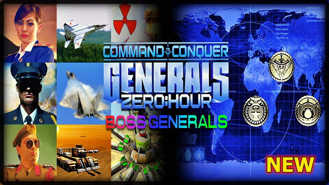 C&C: Generals Zero Hour 4K | Boss Generals v1.8 beta 2 - YouTube