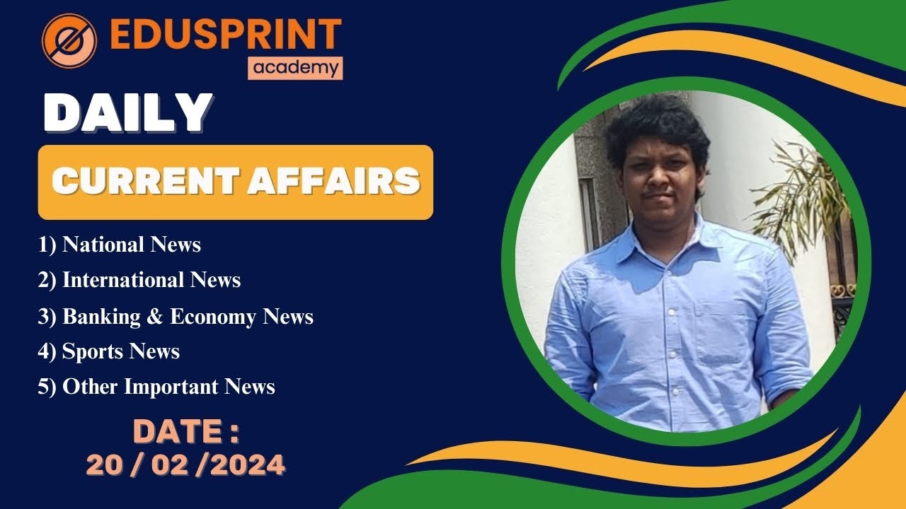 20 Februry 2024|SBI CLERK MAINS |Daily Current Affairs In Tamil ...