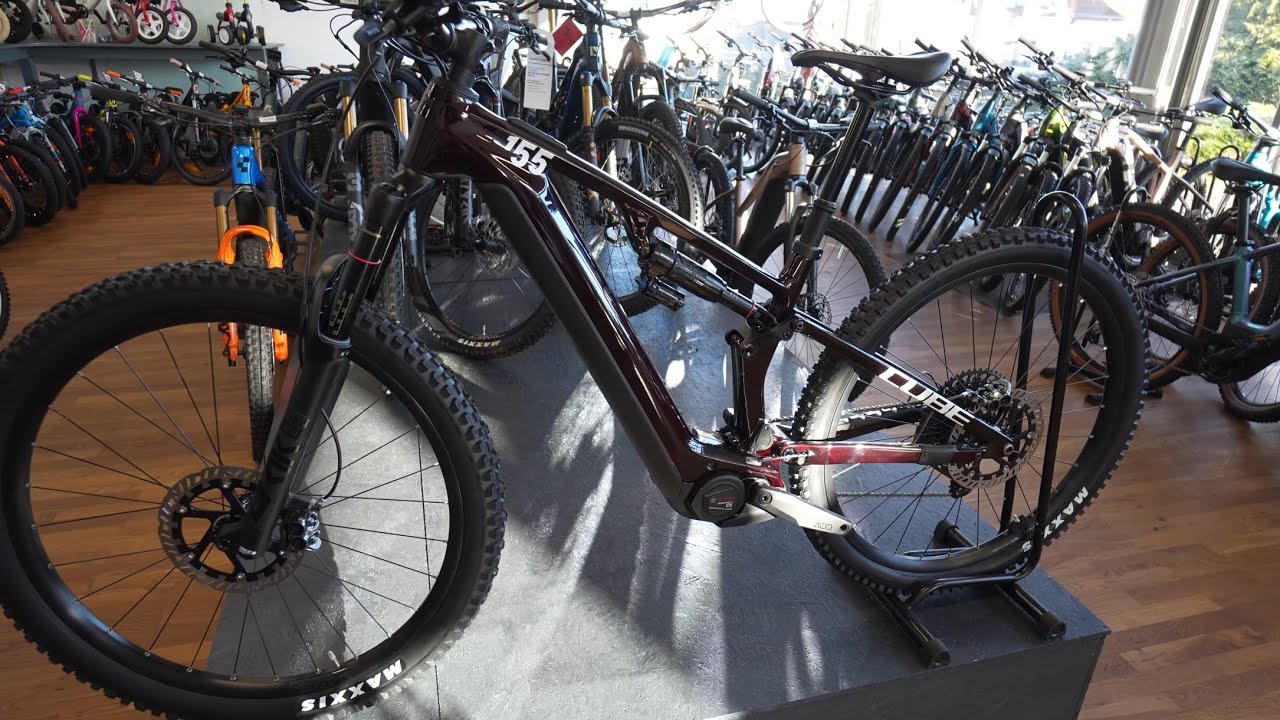 E-Bike Carbon Fully CUBE STEREO HYBRID ONE 55 (155) SLX 2024 - YouTube