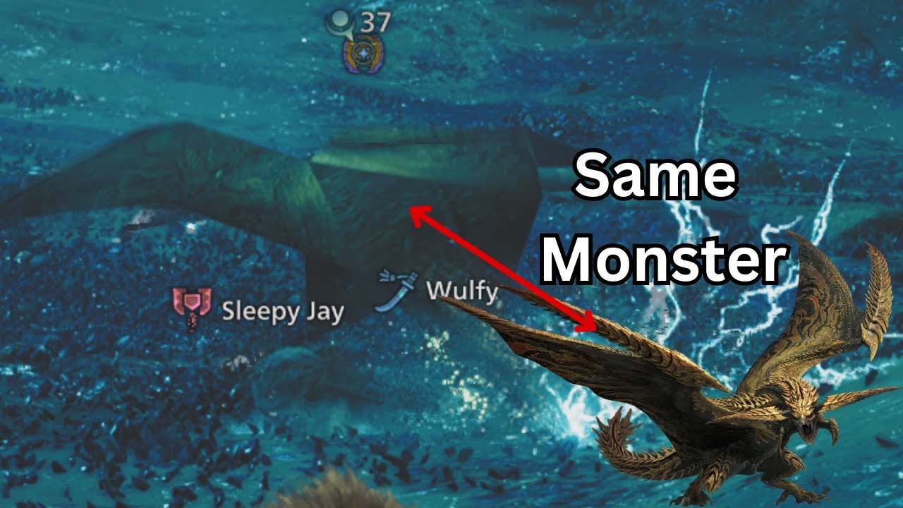 Hunting Origami Rey Dau in Monster Hunter: Wilds | PC Version - YouTube