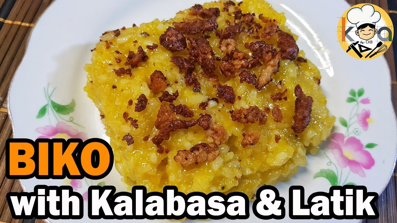 BIKO RECIPE | with Kalabasa and Latik - YouTube