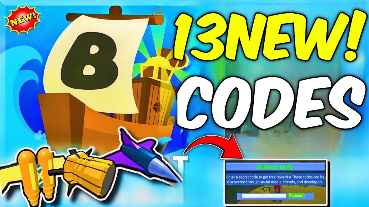 ⚠️HURRY UP⚠️ BUILD A BOAT FOR TREASURE ROBLOX CODES FEBRUARY 2025 ...
