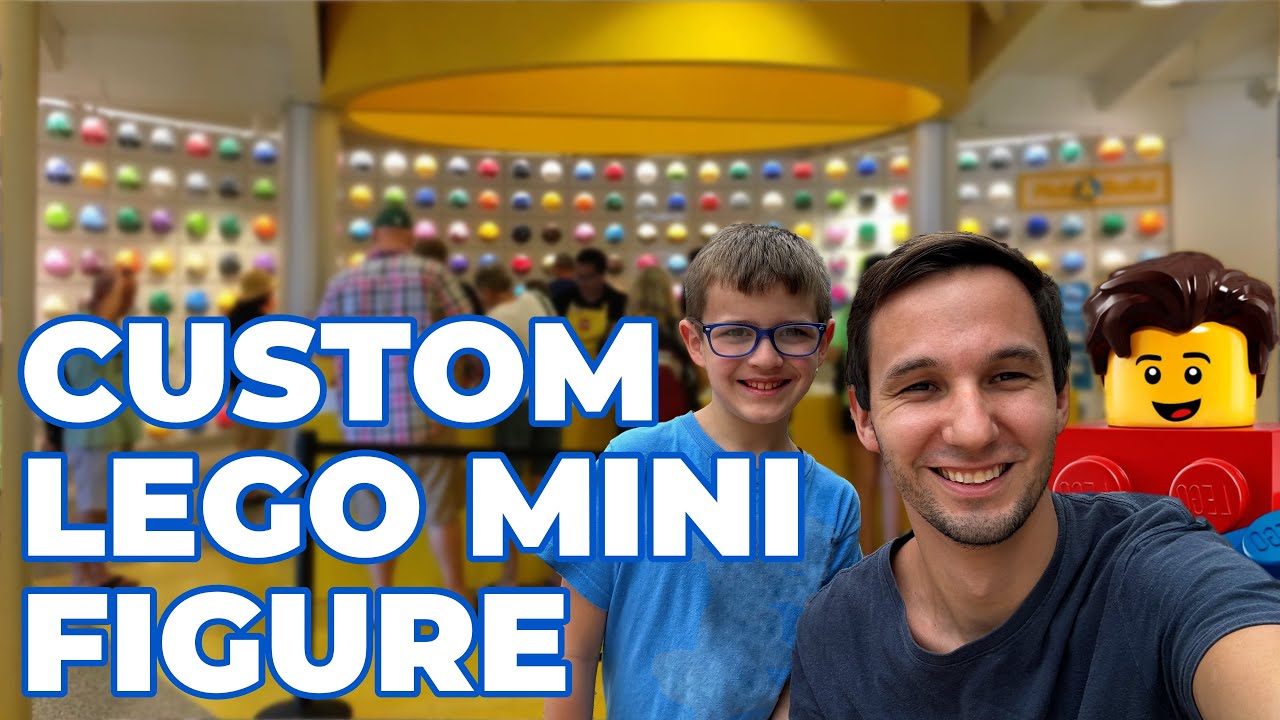 We Built A Custom Lego Minifigure & Explored The Lego Store At Disney ...