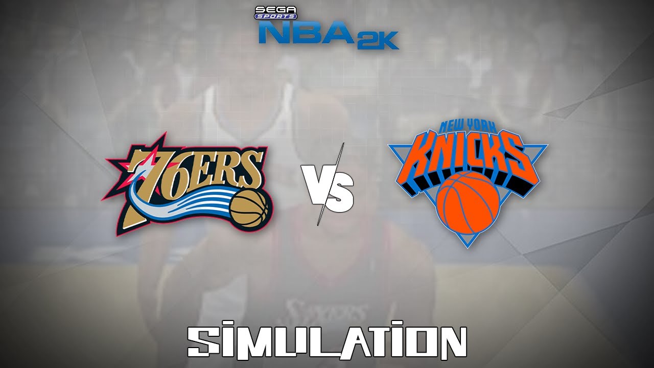 NBA 2K (1999) - Philadelphia 76ers vs New York Knicks [Gameplay ...