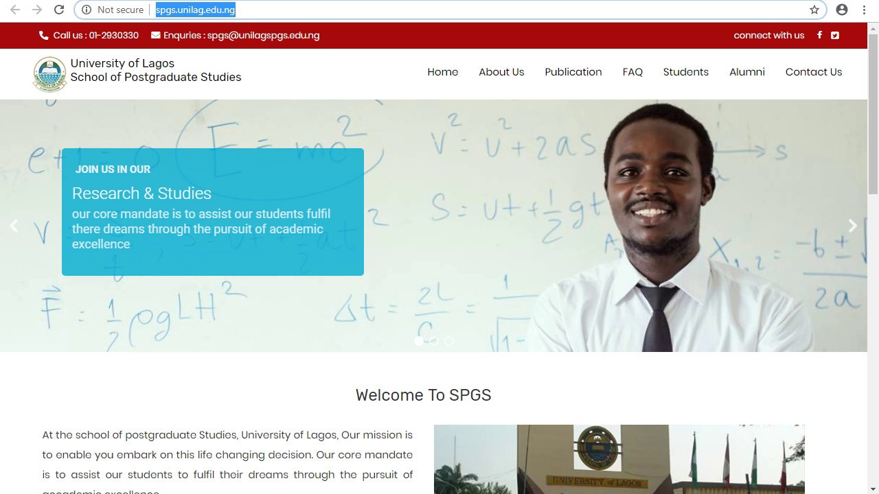 How to Apply for UNILAG Post Graduate Programmes and General ...