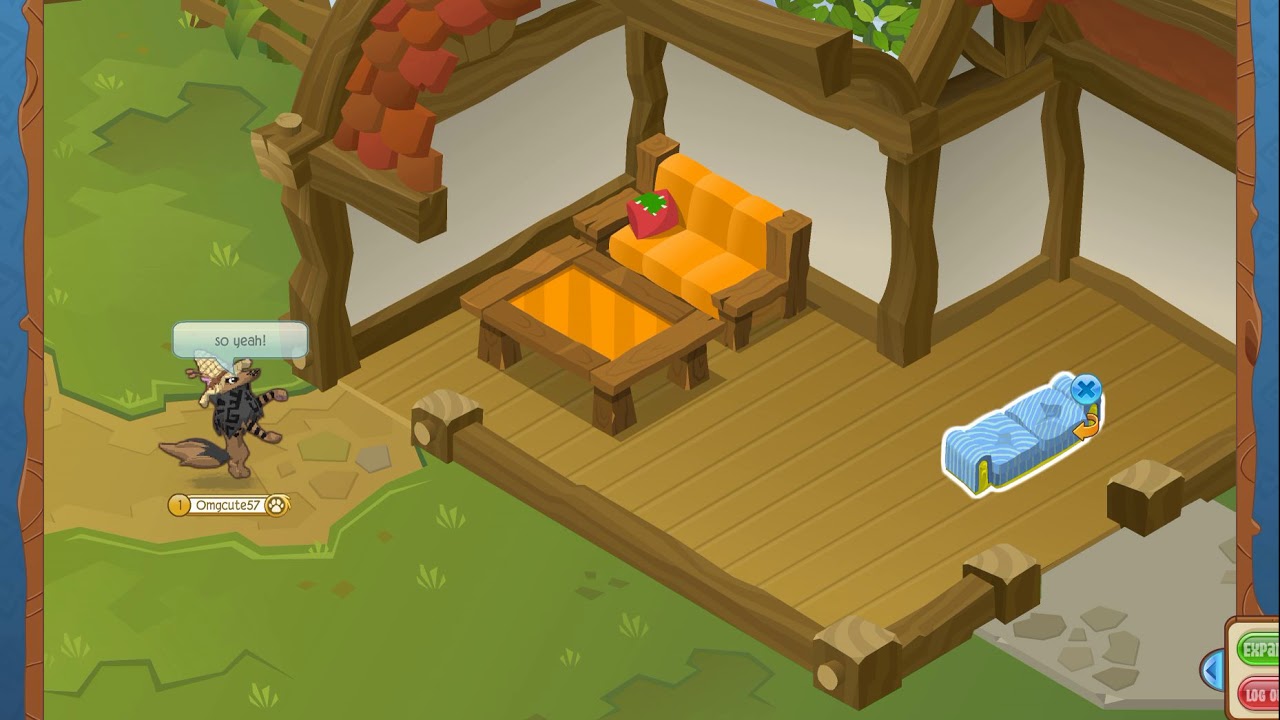 ANIMAL JAM: my first video! (decorating my dens) - YouTube