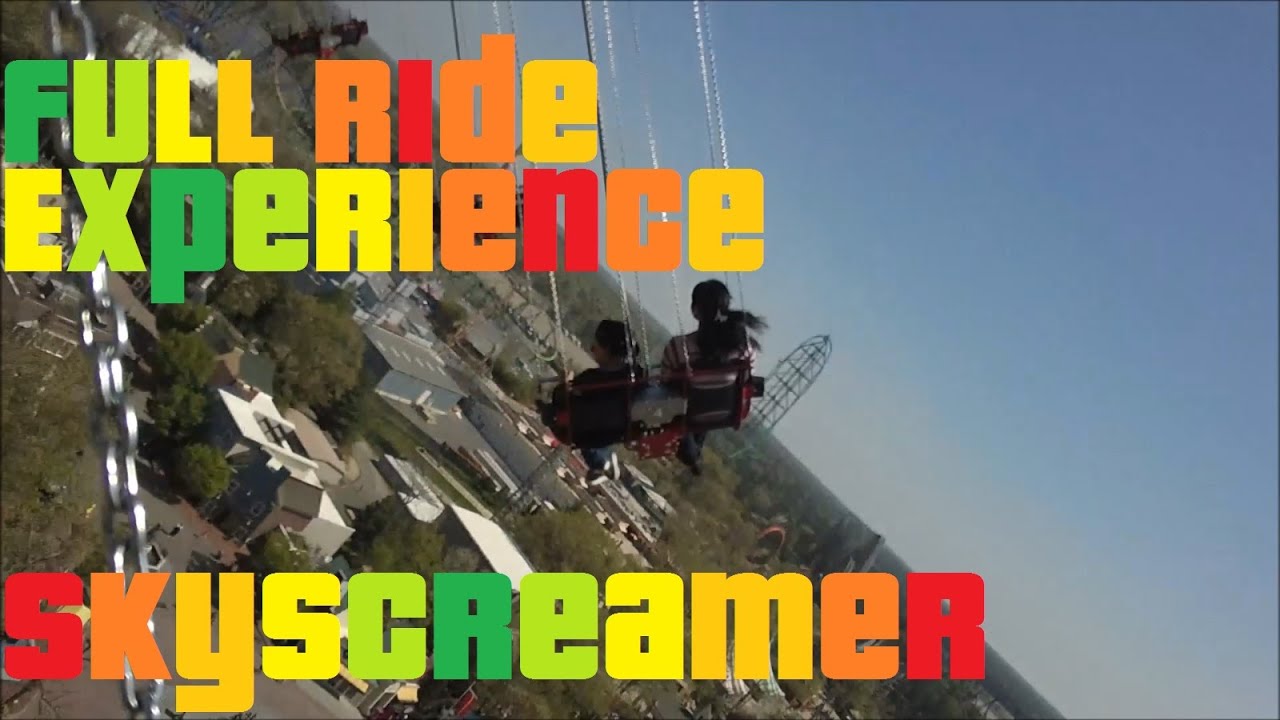 SkyScreamer - Full Ride Experience - Funtime Star Flyer - YouTube