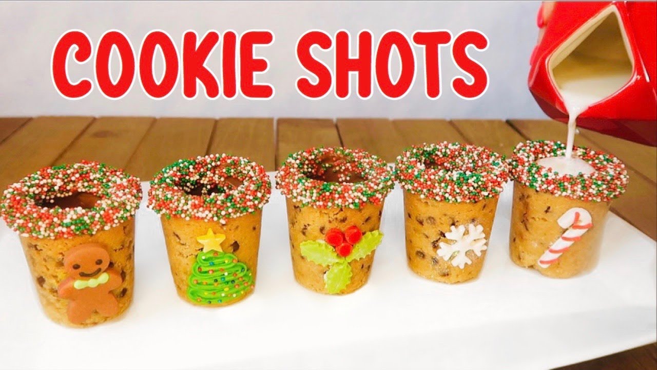 HOLIDAY Milk and Cookie Shots | Chocolate Chip Cookie Shots | Holiday ...