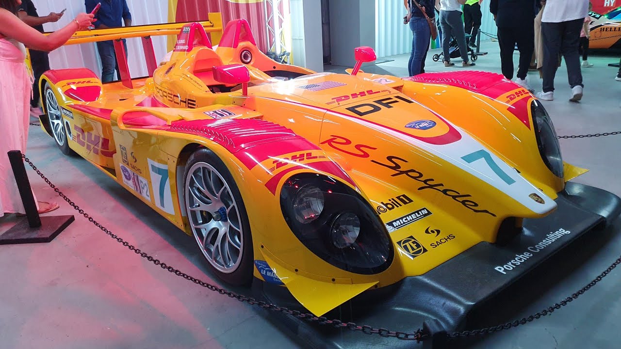 Porsche RS Spyder Le Mans LMP racing car first look review - YouTube